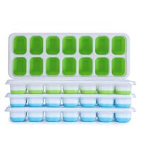 China Practical Silicone Ice Cubes Odorless , Multifunctional Flexible Ice Trays for sale