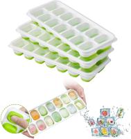 China Practical Silicone Ice Cubes Odorless , Multifunctional Flexible Ice Trays for sale