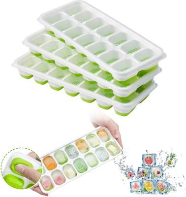 Cina Pratici cubetti di ghiaccio in silicone, senza odore, e multifunzione, con vassoi flessibili per il ghiaccio in vendita