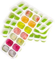 China Practical Silicone Ice Cubes Odorless , Multifunctional Flexible Ice Trays for sale