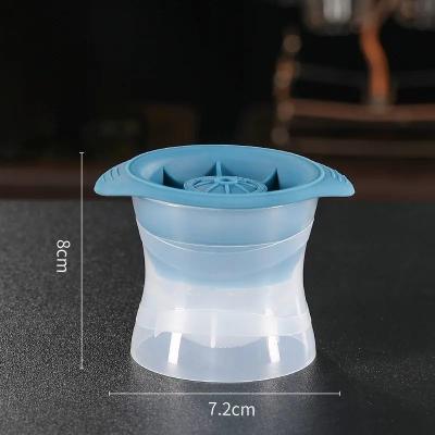 Cina BPA Free Sphere Ice Cube Tray Mould Inodore per la preparazione di cocktail in vendita
