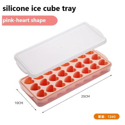 Cina Forme di ghiaccio fun stackable, vassoio di ghiaccio non appiccicoso con coperchio. in vendita