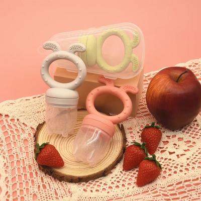 Cina Non tossico silicone baby teether ciuccio libero da BPA leggero in vendita