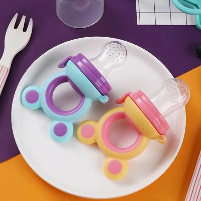 Cina Dentiere di frutta di silicone portatile, senza sapore, multiscene, ciuccio di silicone neonato. in vendita