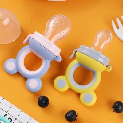 Cina Dentiere di frutta di silicone portatile, senza sapore, multiscene, ciuccio di silicone neonato. in vendita