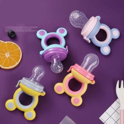 Cina Dentiere di frutta di silicone portatile, senza sapore, multiscene, ciuccio di silicone neonato. in vendita