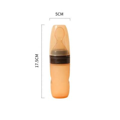 Cina Strumenti per l'alimentazione del bambino in silicone cucchiaio per biberon Multiscene innocuo in vendita