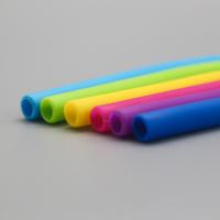 China Odorless Silicone Cocktail Straws For Hot Drinks Durable Multicolor for sale