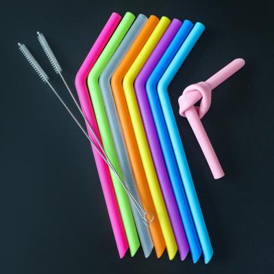 Cina Smoothie Riutilizzabile Straw di Silicone Portatile Multiscene Senza Sapore in vendita