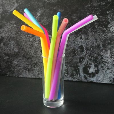 Cina Smoothie Riutilizzabile Straw di Silicone Portatile Multiscene Senza Sapore in vendita