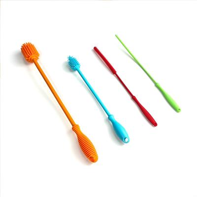 Cina Pulizzatore di paglia di silicone innocuo Spazzola flessibile pratica Eco-friendly in vendita