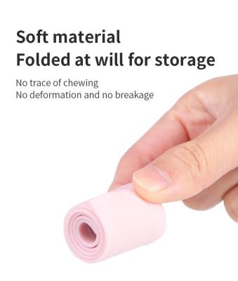Cina Paglia di silicone aperta multiuso, paglie flessibili riutilizzabili senza BPA in vendita