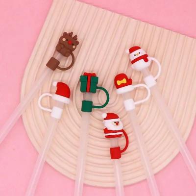 Cina Coperchio di punta di paglia di silicone riutilizzabile per Natale in vendita