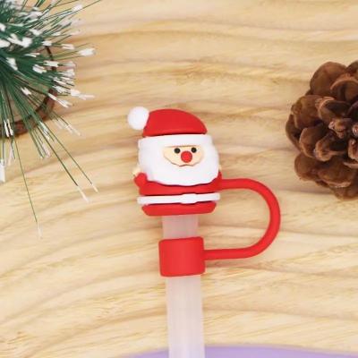 Cina Coperchio di punta di paglia di silicone riutilizzabile per Natale in vendita