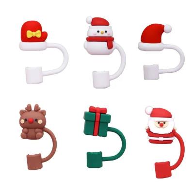Cina Coperchio di punta di paglia di silicone riutilizzabile per Natale in vendita