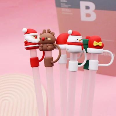 Cina Coperchio di punta di paglia di silicone riutilizzabile per Natale in vendita