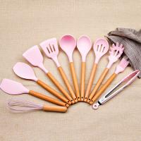China Washable Silicone Kitchen Utensils Tools Heat Resistant Practical for sale