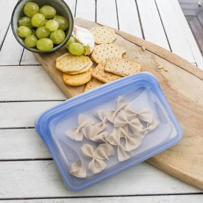 中国 BPAフリー クリア シリコン 食品袋 セット マイクロ波冷蔵庫 安全 密閉 収納袋 色々 販売のため