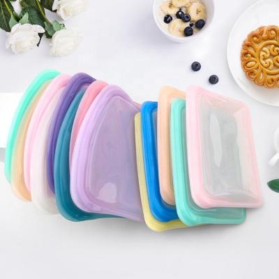 中国 800ml BPA 無料 再利用可能で実用的なシリコン食品袋 環境に優しい食品保管 販売のため