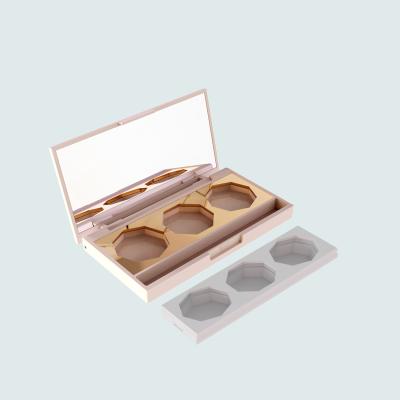 China GC706 Keine magnetische kompakte Festpulverhülle mit Spiegel zu verkaufen