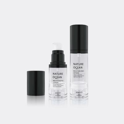 Китай Пустые бутылки лосьонов с насосом или безвоздушным спреем для средств по уходу за лицом GR202A ((PET) продается