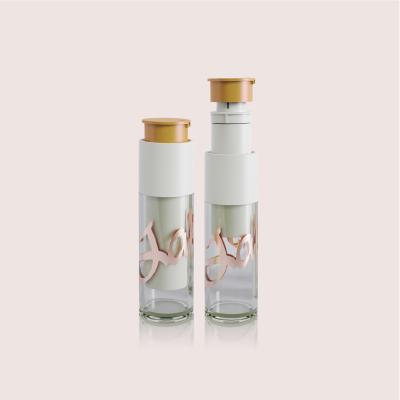 Китай 30 мл безвоздушная бутылка GR210J Переполняемая косметическая емкость продается