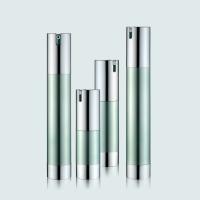 China Airless Plastic Pump Bottles Cylinder Shape Empty GR203C for sale