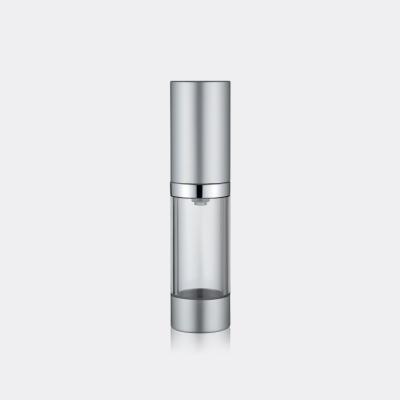 China Round Airless Lotion Pump Bottles For Personal Care , Mini Foundation Bottle GR215A/B for sale