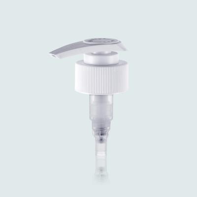 China JY327-12 24mm 28mm 33mm Cosmetic Plastic Lotion Pump With Ribbed And Smooth Closure for sale