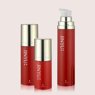 Cina Bottiglie di plastica cosmetiche di PCR di PP/PP con la pompa senz'aria per cura di pelle GR610A/B 50ML 75ML 120ML in vendita