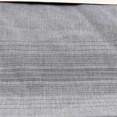 China 93% polyester 7% spandex 148gsm black silk cationic four-way stretch beach pants windbreaker pants fabric for sale