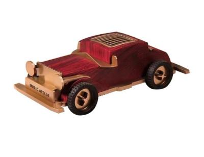 China Classic creative vintage retro car style classic bracket car Bluetooth speaker subwoofer mini portable gift home for sale