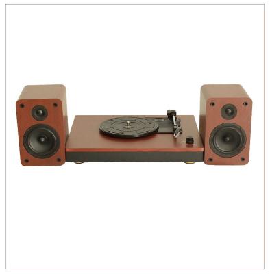 China High quality aluminum cheap turntable player vinyl records player with external speakers vinyl recorder player for sale