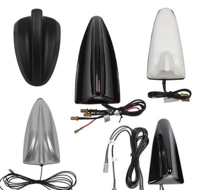 China hot selling shark fin Antenna FM/AM with different connector,car mount antenna,DAB antenna for sale