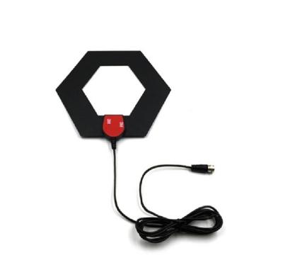 China Factory Cheapest 20DBI Ultra Thin antenna Digital 1080P mini HDTV Antenna ,dvb-t2 ATSC HDTV antenna,mini auto antenna for sale