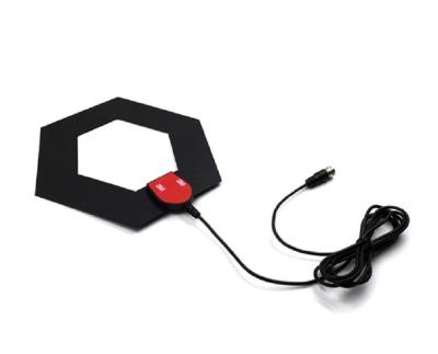 China Factory Cheapest 20DBI Ultra Thin antenna Digital 1080P mini HDTV Antenna ,dvb-t2 ATSC HDTV antenna,mini auto antenna for sale