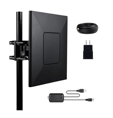 China UHF VHF HDTV Antenna amplifier super strong signal 120 Miles ,dvb-t2 HDTV ATSC antenna,outdoor indoor digital tv antenna for sale