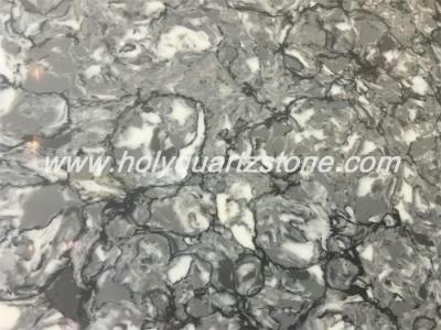 Cina Nuova pietre creata dell'ingegnere della cima della cucina del quarzo della vena del granito progetti spessi/commerciali 30mm/di 20mm in vendita
