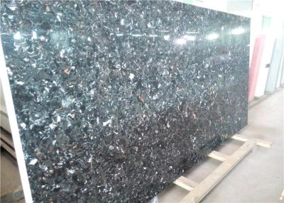 Cina Le lastre della pietra del quarzo della vena del nero della miscela/quarzo ecologici di ingegneria oscilla per i controsoffitti in vendita