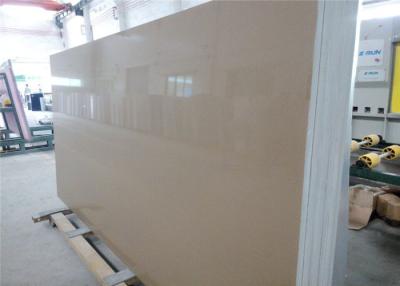 Cina I materiali artificiali della pietra del quarzo di Brown della resistenza chimica per la cucina completa termoresistente in vendita