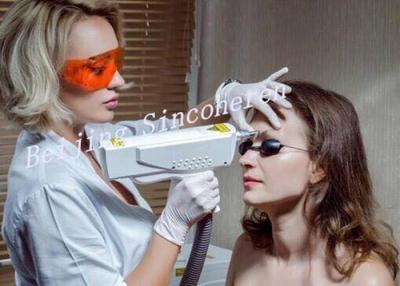 China Portable Pigmentation Removal Machine , Q Switched Nd Yag Laser Tattoo Removal Machine for sale
