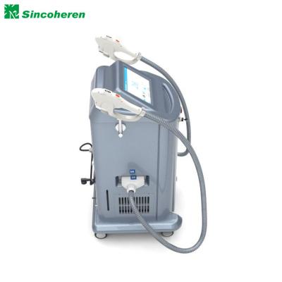 China Máquina da beleza do Ipl de 2 punhos, máquina da remoção do cabelo do laser de Ac230v 50hz Shr à venda