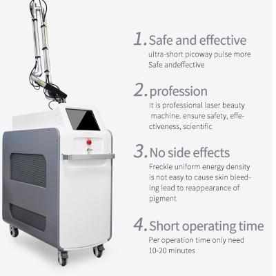 China portátil Multifunction da máquina da remoção da tatuagem do laser do picosegundo 1064nm à venda