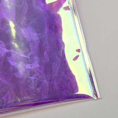 Cina Materiale a chiusura lampo olografico stampato su ordinazione del PVC della borsa per l'imballaggio dei cosmetici di Skincare in vendita