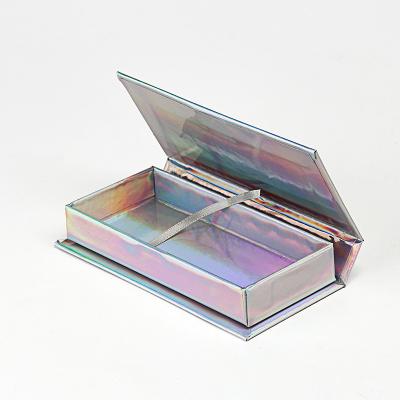 Cina Contenitori d'imballaggio Lash Box With Logo Custom olografico di ciglio di carta in vendita