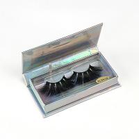 China Paper Eyelash Packaging Boxes Holographic Lash Box With Logo Custom for sale