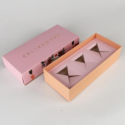 Cina Imballaggio di stampa rosa su ordinazione del contenitore di regalo della candela della soia della scatola del coperchio e della base in vendita