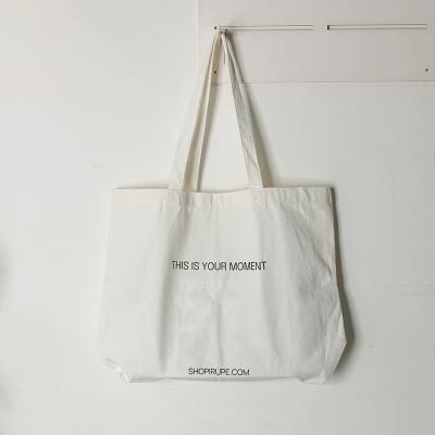 Cina Cotone di compera Tote Bag della tela su ordinazione all'ingrosso di Logo Printed Reusable Eco Friendly in vendita
