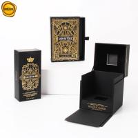 China Luxry Gold Pattern Printing Customized Design Cardboard Fragance Packaing Perfume Box for sale
