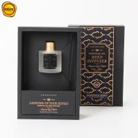China Luxry Gold Pattern Printing Customized Design Cardboard Fragance Packaing Perfume Box for sale